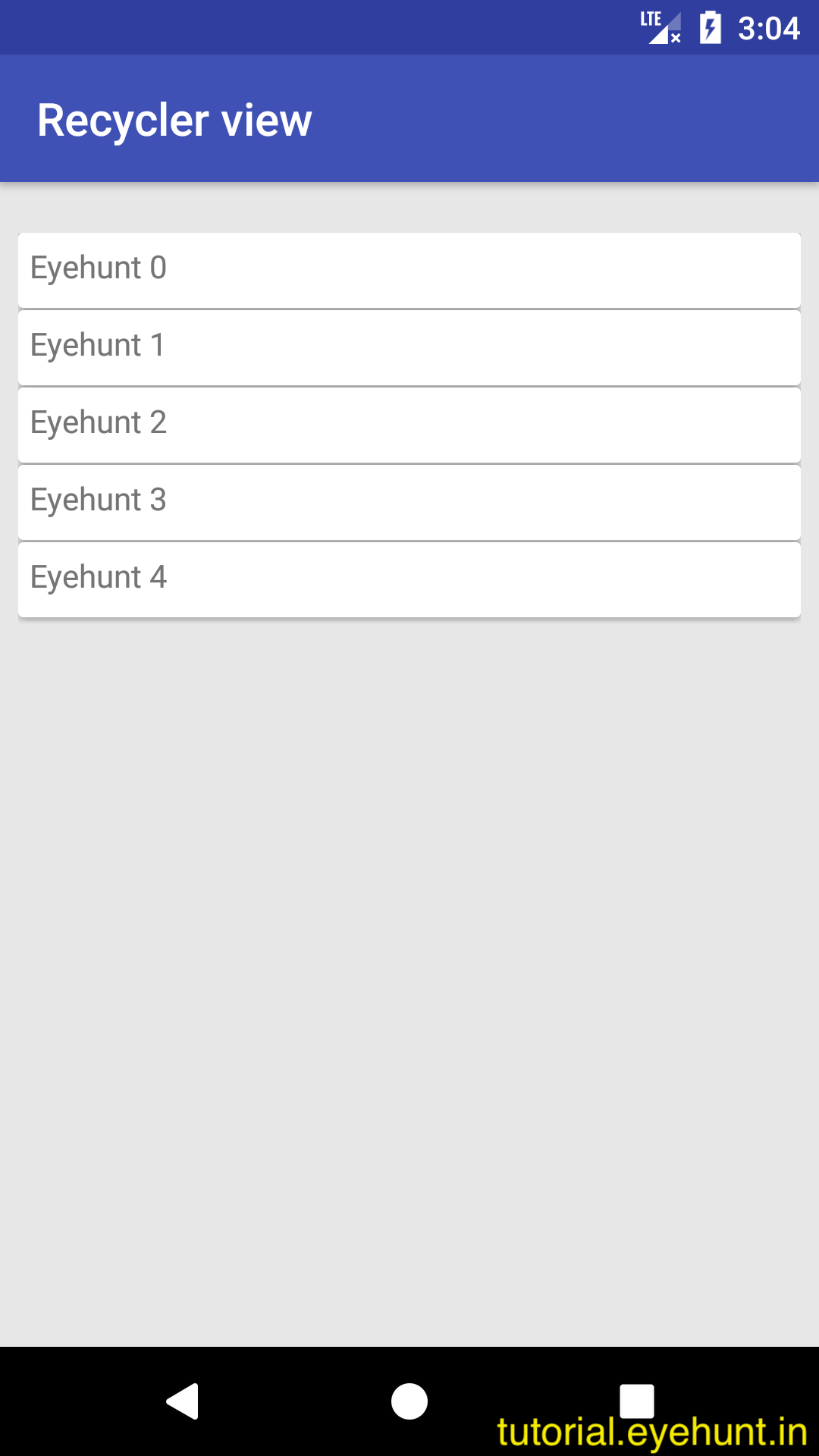 Create A Custom List With Recyclerview Android Example Eyehunts