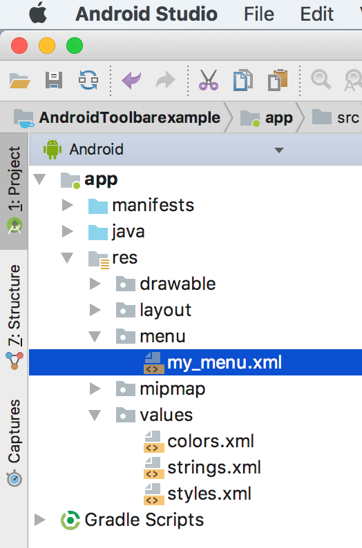 Android Toolbar Example Android App Bar In Kotlin Eyehunts