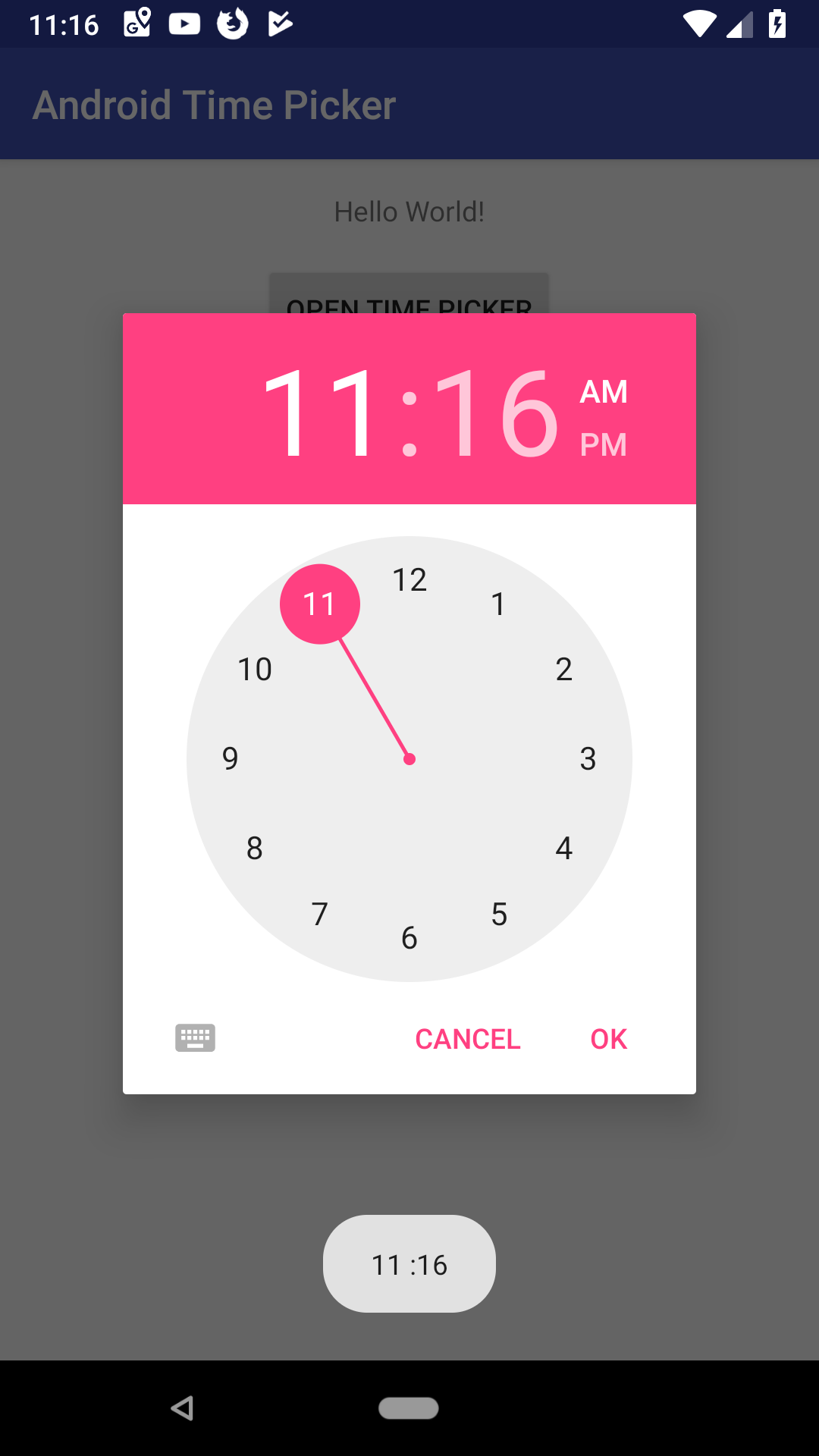 Android Time Picker Dialog Example In Kotlin Eyehunt