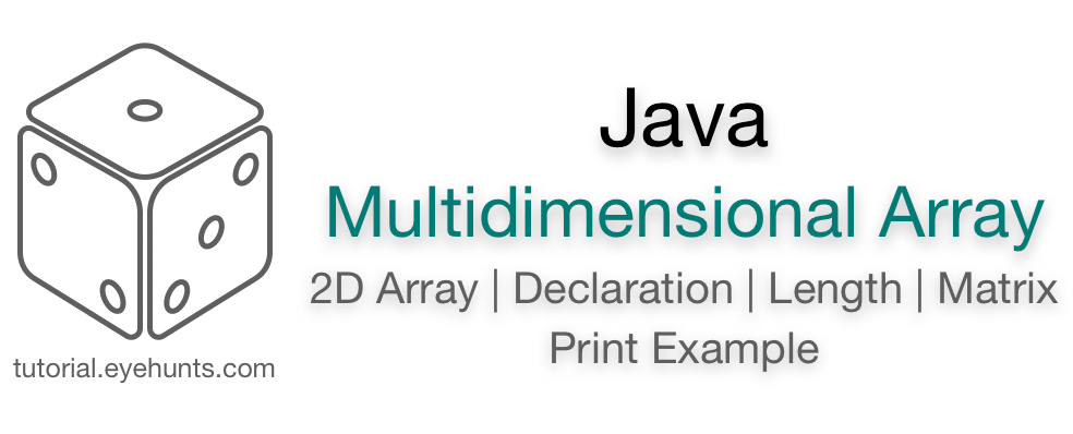 2d Array Java Multidimensional Array Example Matrix Eyehunts