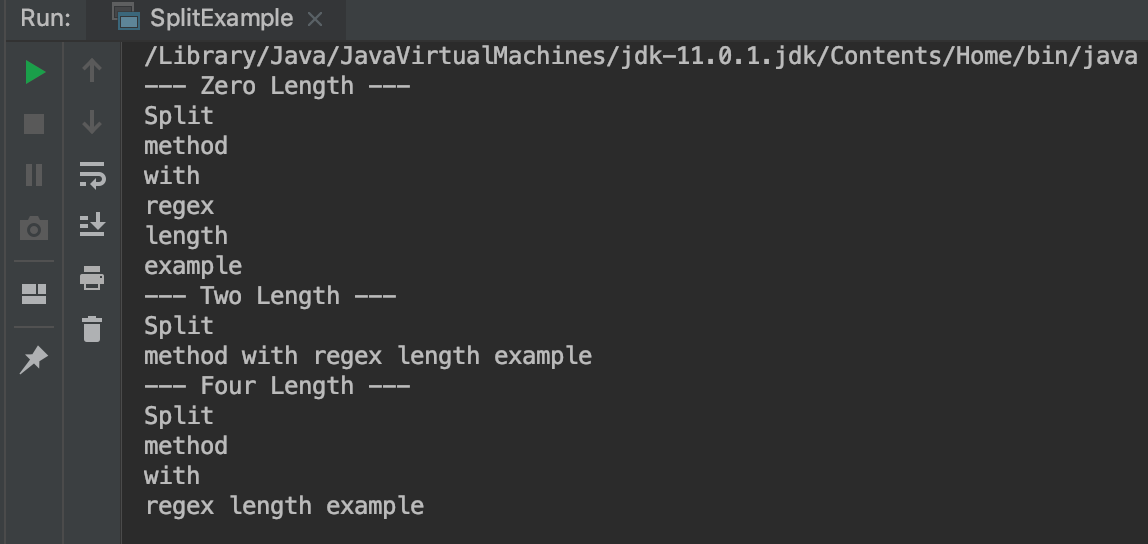 Java String Split Method Regex Space Comma Dot Example Eyehunts