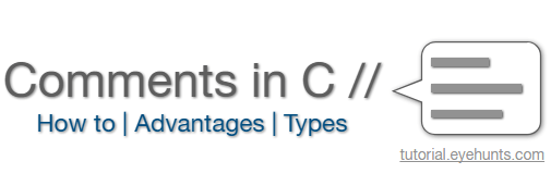 Comments In C Programming Language How To Eyehunts