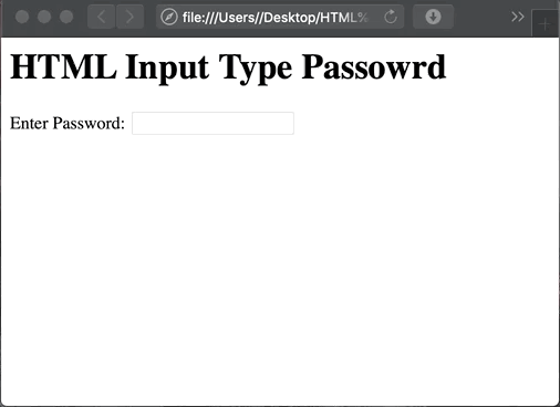 Html Password Input Box Field Show Characters Example Eyehunts