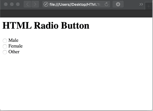 Html Radio Button Label Input Group Checked Example Eyehunts