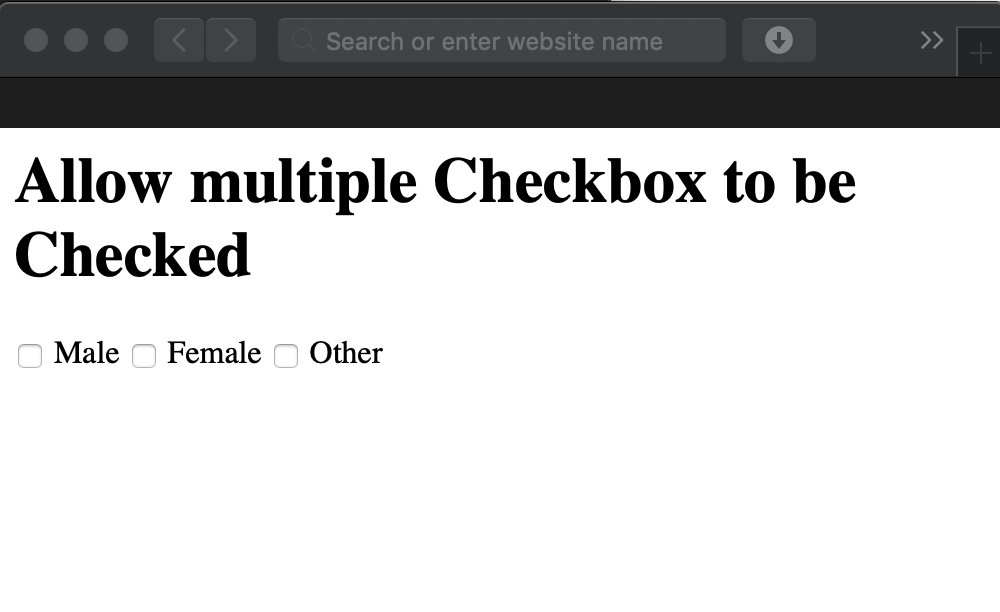 HTML CheckBox Label Checked Value Group Examples EyeHunts