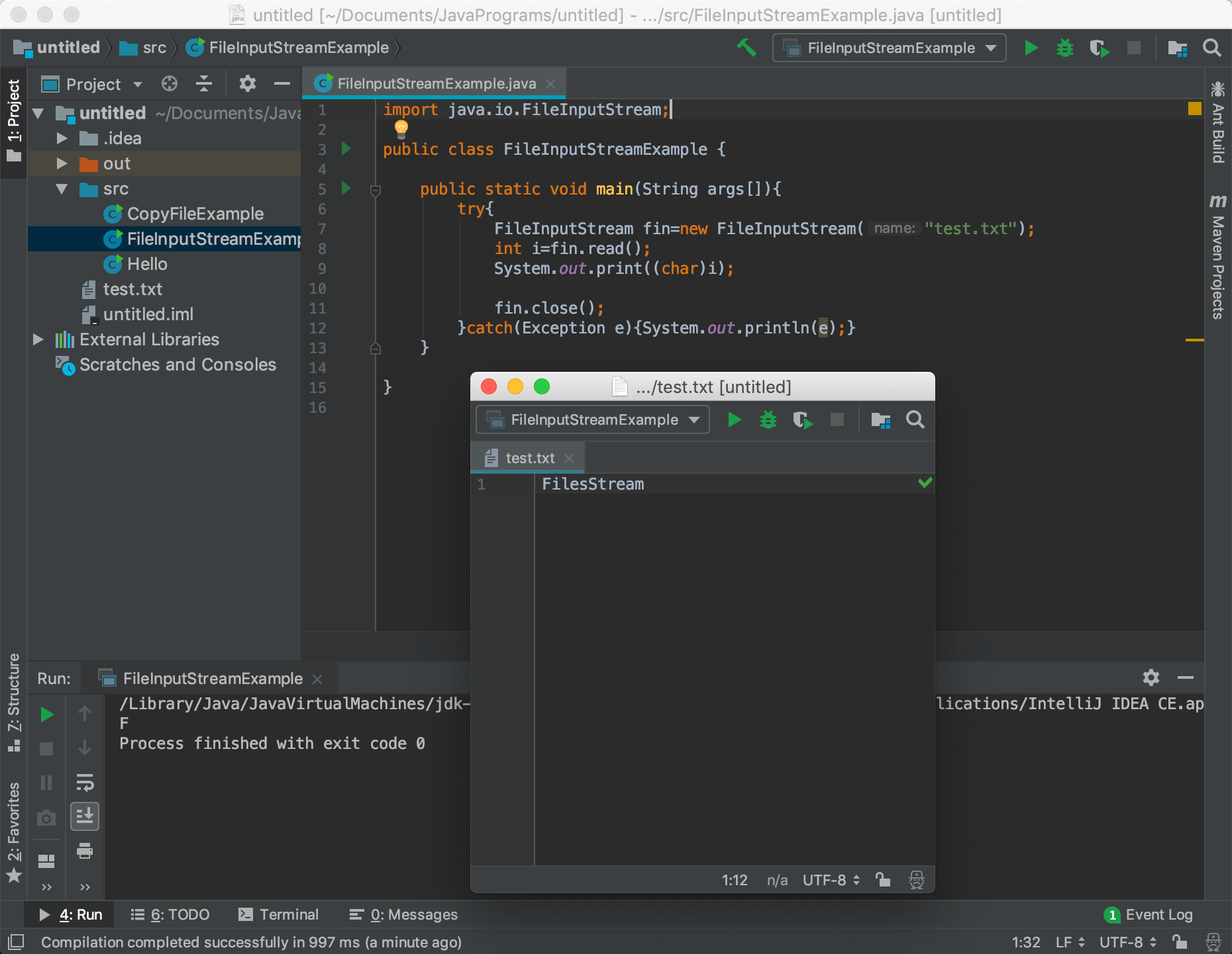 Java Fileinputsstream Class Methods And Examples Eyehunts