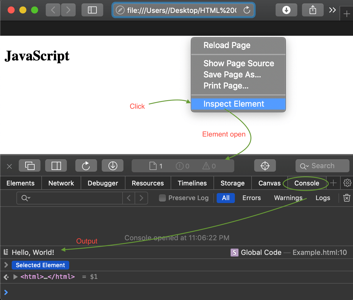 Javascript Hello World Alert Function First Print Example Eyehunts