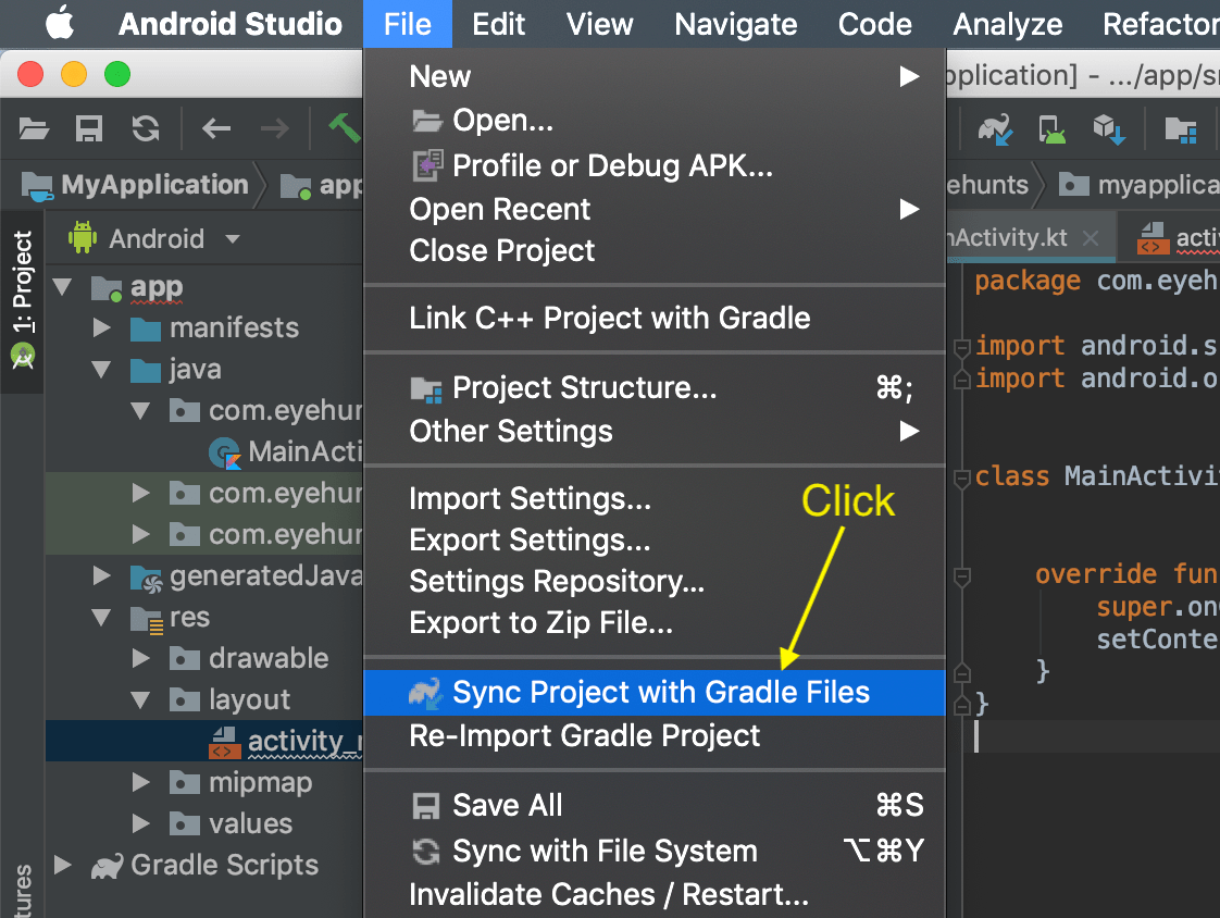Cannot Resolve Symbol R Android Studio How Solve Error Eyehunts