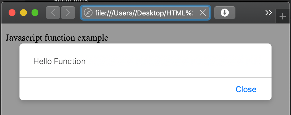 Javascript Function Call Retrun Value Declaration Parameters Examples