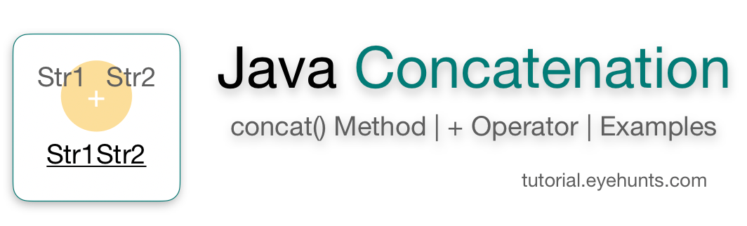 Java String Concatenation Concat Method Operator Eyehunts