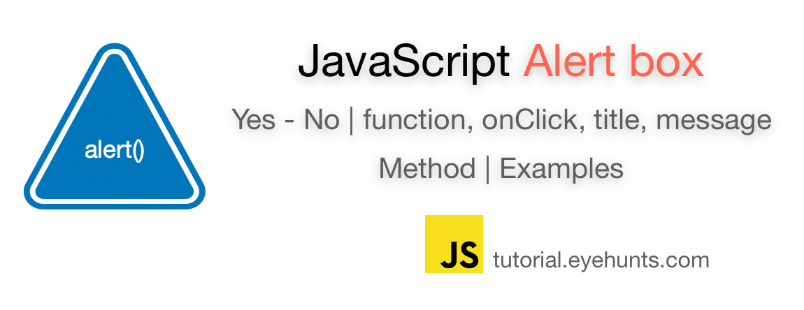 JavaScript Alert Box Yes No Function Onclick Title Message EyeHunts