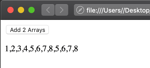 Javascript Array Concat Method Merge Add Two Arrays Eyehunts