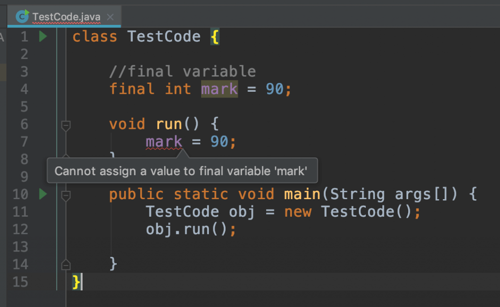 Final Keyword In Java Variable Method Class With Examples Eyehunts