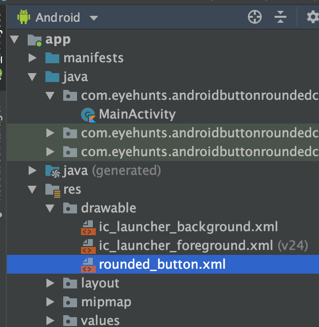 How To Android Button Rounded Corners Radius Ripple Corners Design