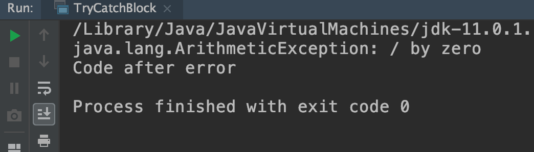 Try Catch Java Block Exception Handling Example Eyehunts