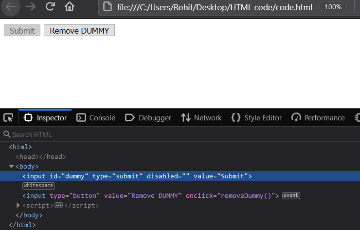 JavaScript Remove Button Example Code Simple EyeHunts
