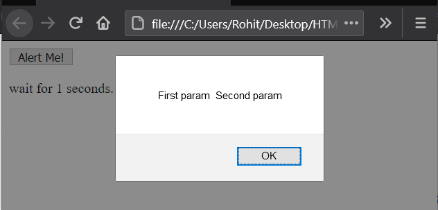 How can I pass a parameter to a setTimeout() callback? | Example How can I pass a parameter to a setTimeout() callback? | Example