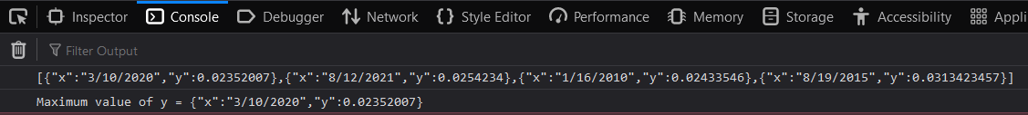JavaScript Get Max Value In Array Of Objects Example Code