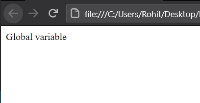 Javascript Global Variable Example Code Eyehunts