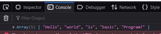 JavaScript Split A String Into An Array Simple Example Code