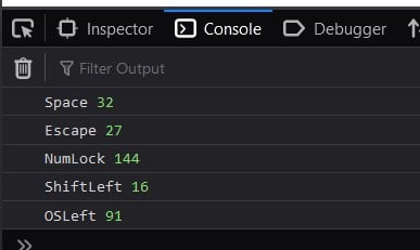 Javascript Keydown Keycode Keyboardevent Example Code