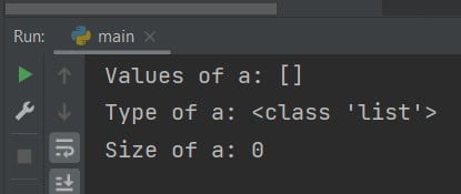 Python Create Empty List Example Code Eyehunts