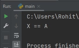 Python If Statement String Compare Example Code