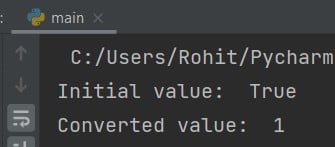 Python True False To 0 1 Convert Bool Example Code
