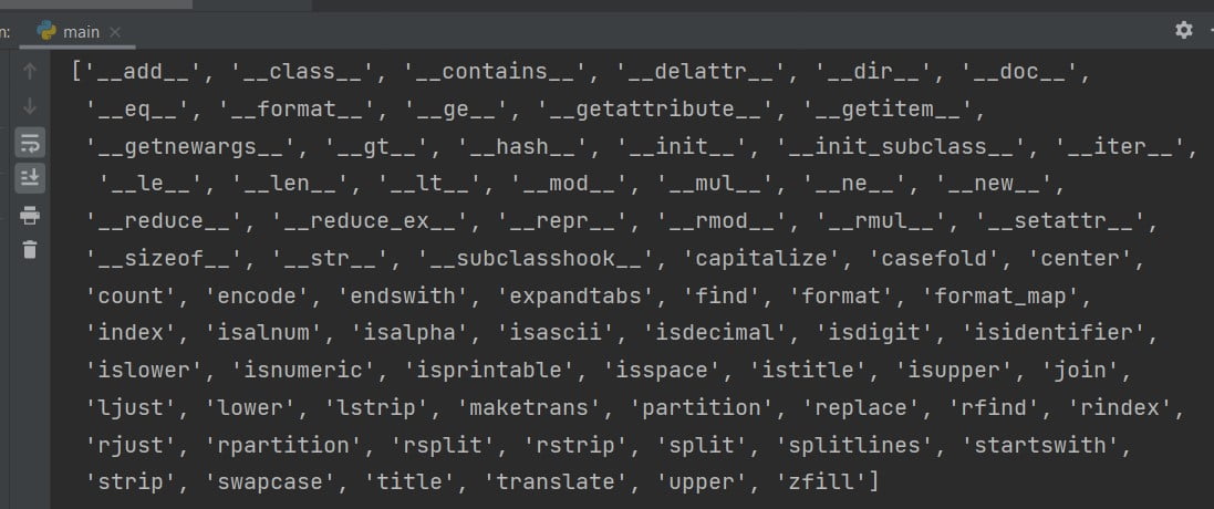 Python Print Methods Of Object Example Code