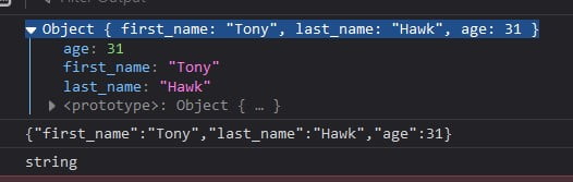 JSON Stringify To Array JavaScript Example Code