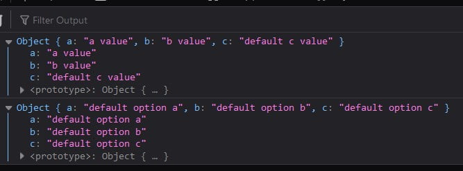Javascript Class Constructor Default Values Example Code