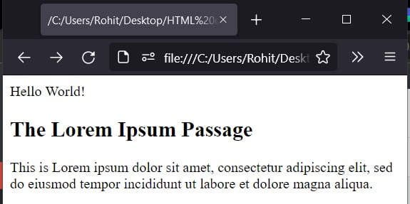 Document Write Javascript Method