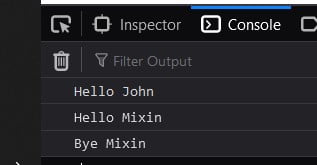 JavaScript mixin | Object