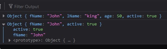 JavaScript Delete Object Property Example Code