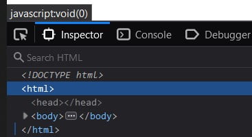 Javascript Void Function