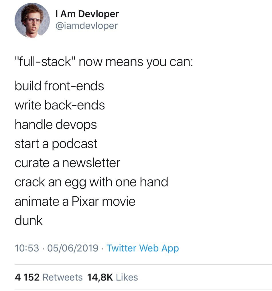 Full Stack Developer Memes