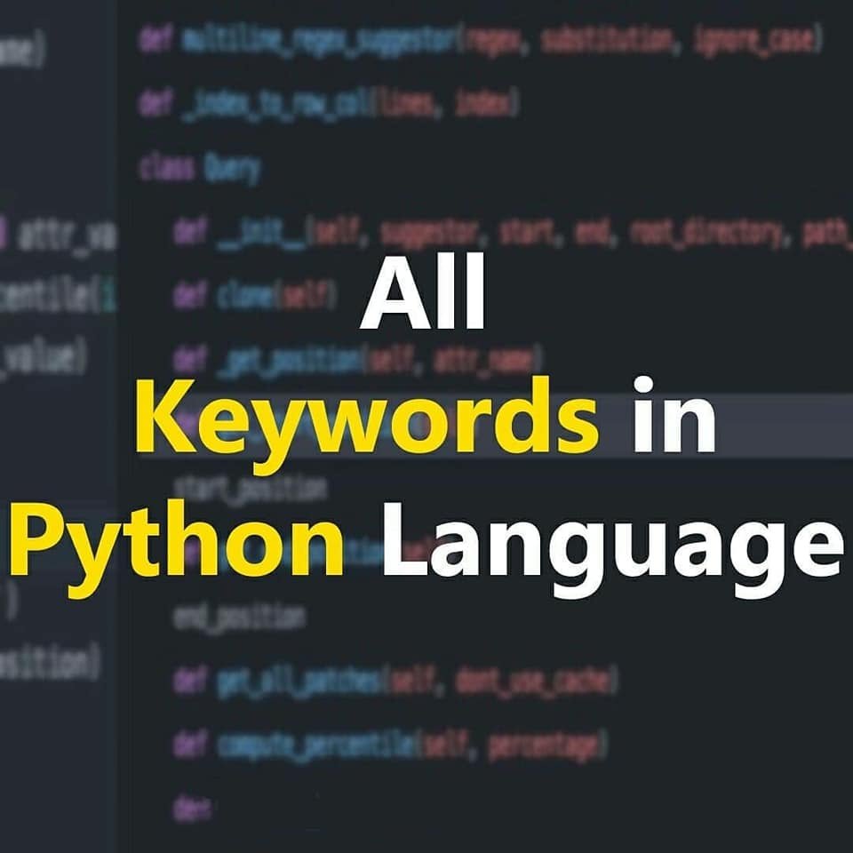 Python Keywords Infographic