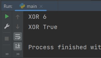 Python Xor Operator Code