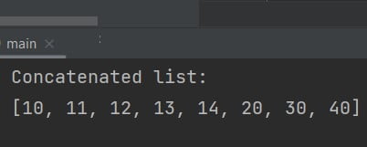 Python Concatenate Lists