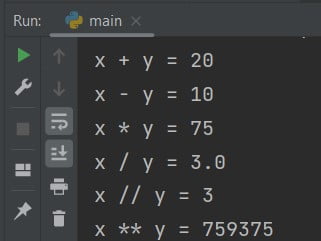 Arithmetic Operators In Python