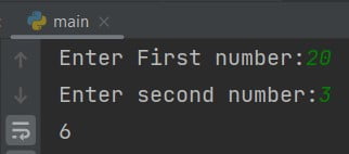 Python Integer Division