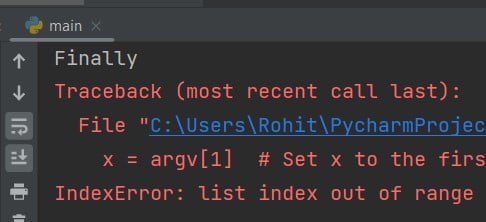 Python Try Finally Without Except