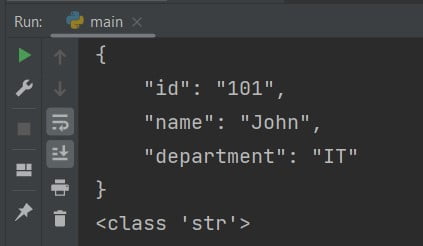 Python Dictionary To Json String