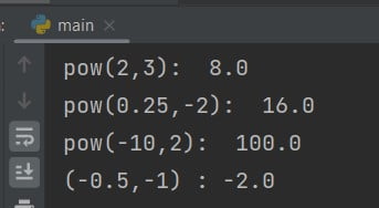 Math Pow In Python