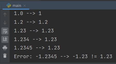 Python Decimal Format