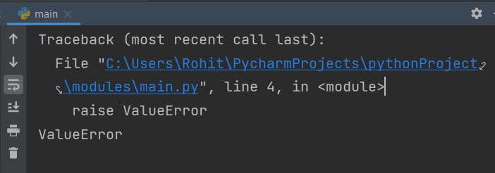 Python Exception Stack Trace To String