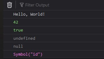 Primitive Data Types In Javascript