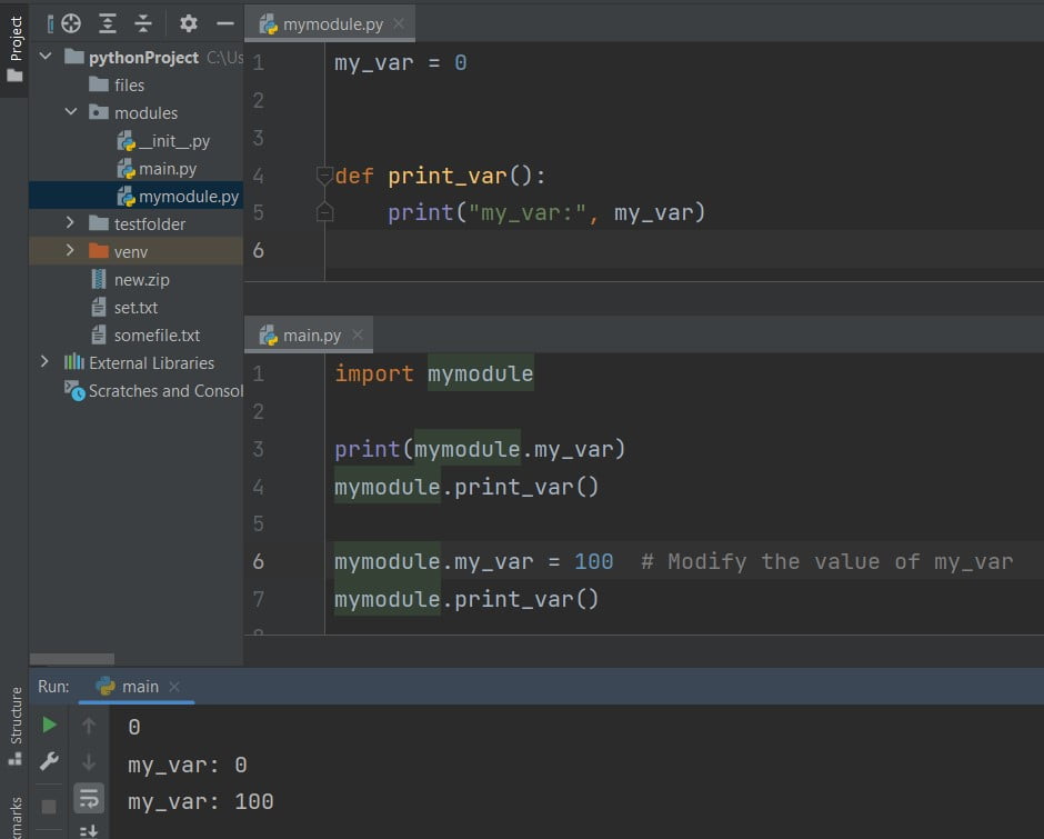 Python Global Variable Across Modules