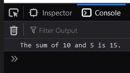 Javascript String Interpolation