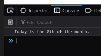 Javascript Getdate Method